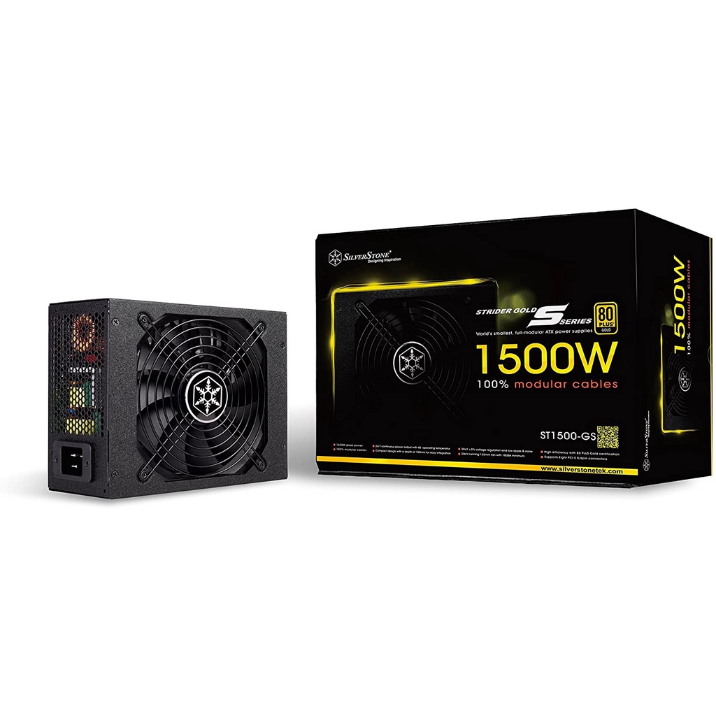 PSU SilverStone 1500W SST-ST1500-GS Strider Gold S Series, 1500W 80 ...