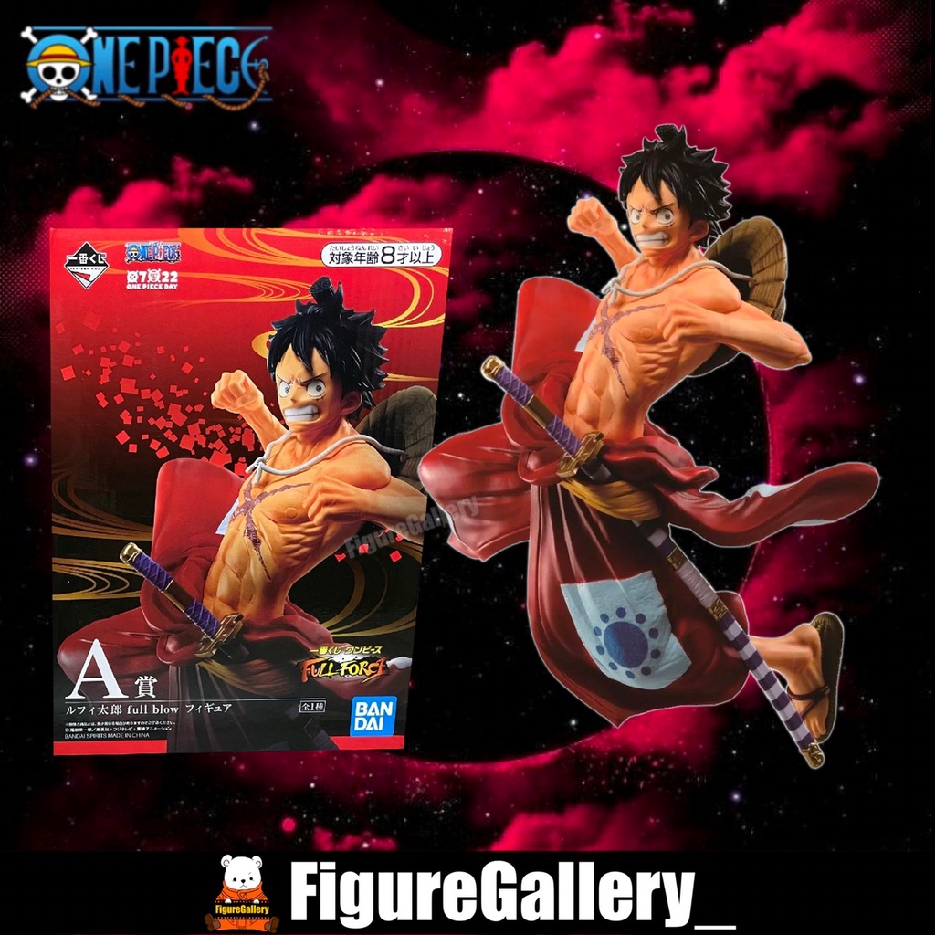 ONE PIECE Ichiban Kuji FULL FORCE A prize Luffy Taro full blow - Luffy ...