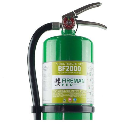 FIREMAN PRO เครื่องดับเพลิงชนิดน้ำยาเหลวระเหย รุ่น BF2000 ขนาด 10 ปอนด์ ...
