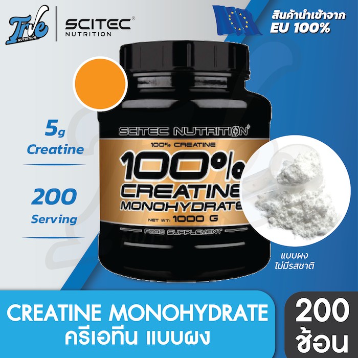 Scitec 100% Creatine Powder 300g - 1000g อะมิโน ครีเอทีน แบบผงไม่มี ...