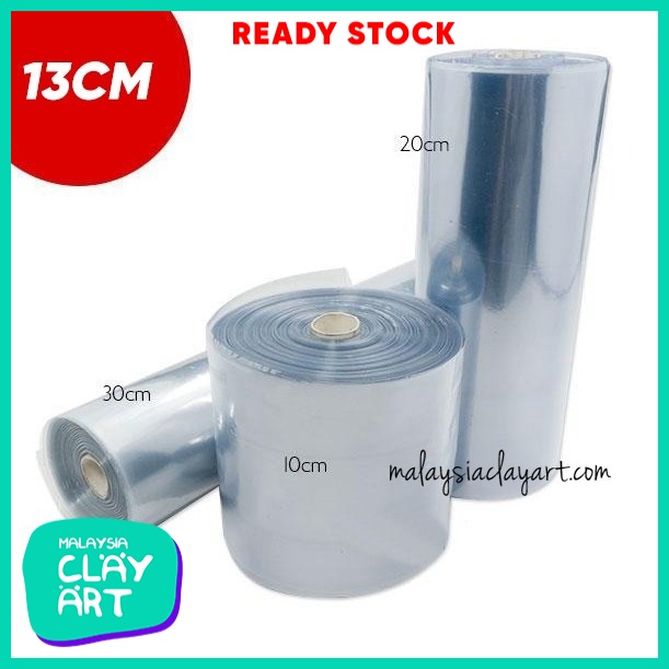 ม้วนห่อหดความร้อน 13 ซม. (1 กก.) บรรจุภัณฑ์ koak balang kasut botol ...