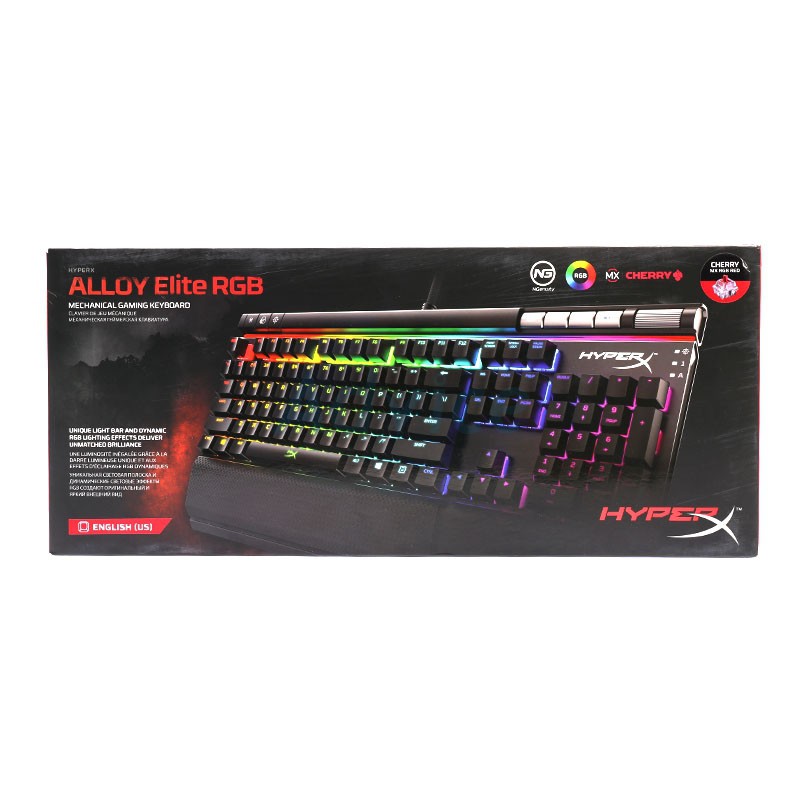 KEYBOARD HYPER-X ALLOY ELITE RGB RED-SWITCH (US) | Shopee Thailand