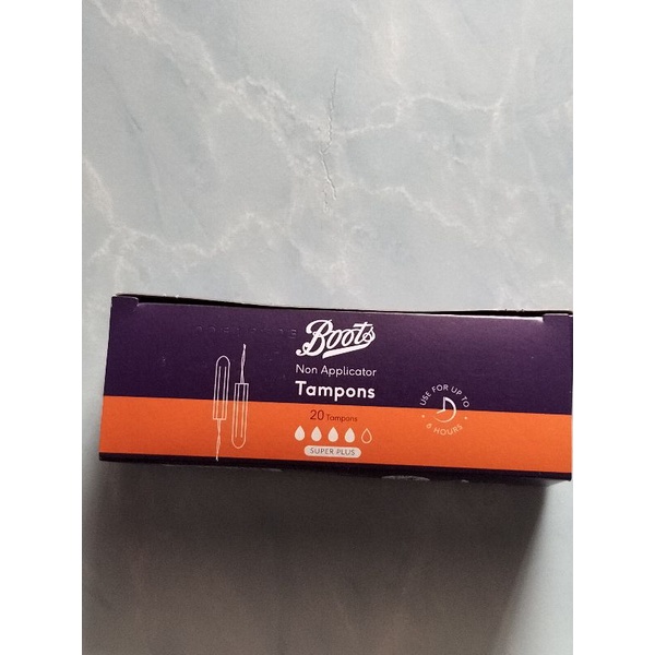 Boots Non applicator Tampons 24 Pcs บู๊ทส์ นอน แอพพลิเคเตอร์ แทมปอนส์ ...