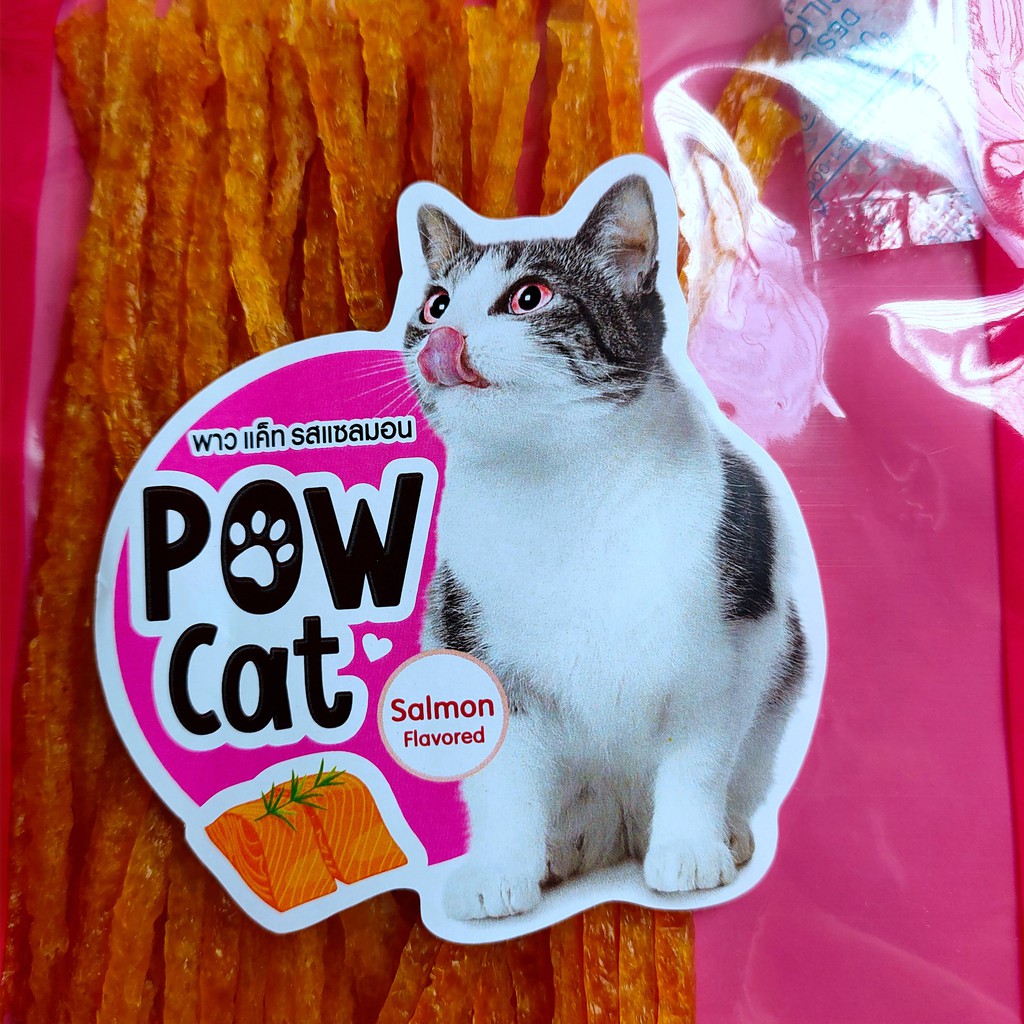 Thai.Th ขนมแมว ซอฟท์ เจอกี้ Pow cat ขนาด 30 กรัม Pow cat | Shopee Thailand