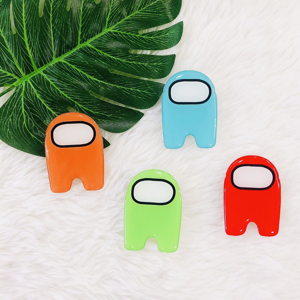 Griptok acrylic การ์ตูน 8 สี Among Us popsocket การ์ตูนติดหลังมือถือ ...