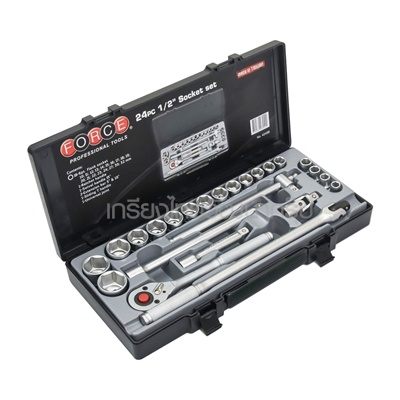 FORCE (ฟอร์ซ) ชุดลูกบ๊อกซ์ 1/2 นิ้ว (6 เหลี่ยม) 24 ชิ้น FORCE รุ่น 4245B (F131-4245B) | Shopee ...