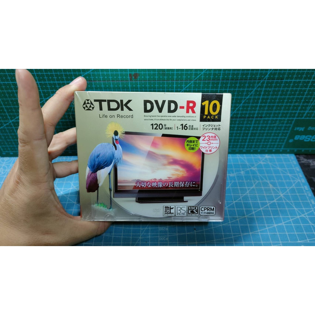 TDK DVD-R ราคาต่อ1กล่องมี10แผ่น สินค้าจากโกดังญี่ป่น | Shopee Thailand