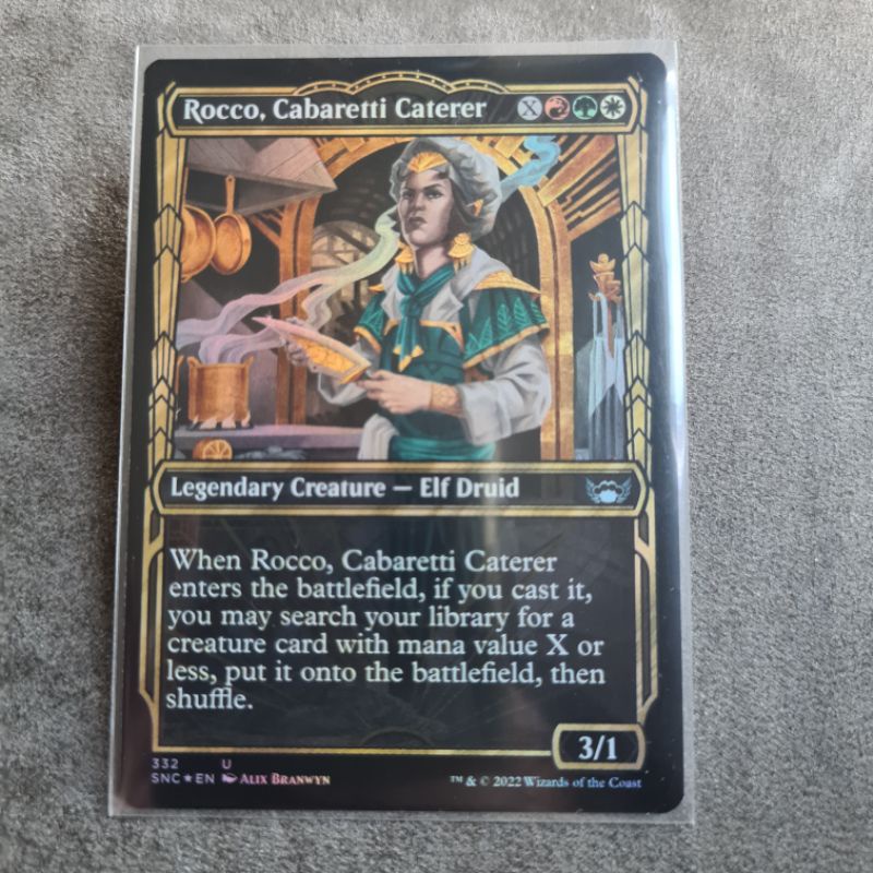 Rocco, Cabaretti Caterer Foil 332 Streets of new capenna (mtg) Magic The Gathering , illustrator ...
