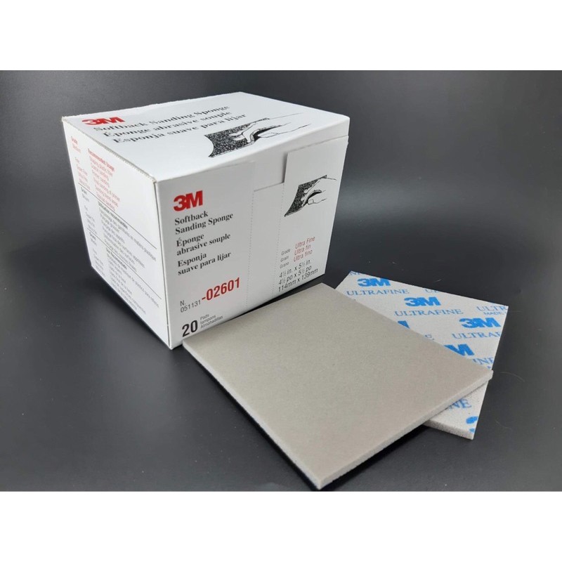 ฟองน้ำกระดาษทราย 3M แท้ สำหรับงานโมเดล เบอร์ #02600 - #02606 #5000 ...