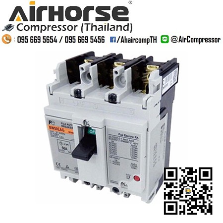 FUJI ELECTRIC เบรคเกอร์ BW50EAG 3P 50A สีขาว (White) | Shopee Thailand