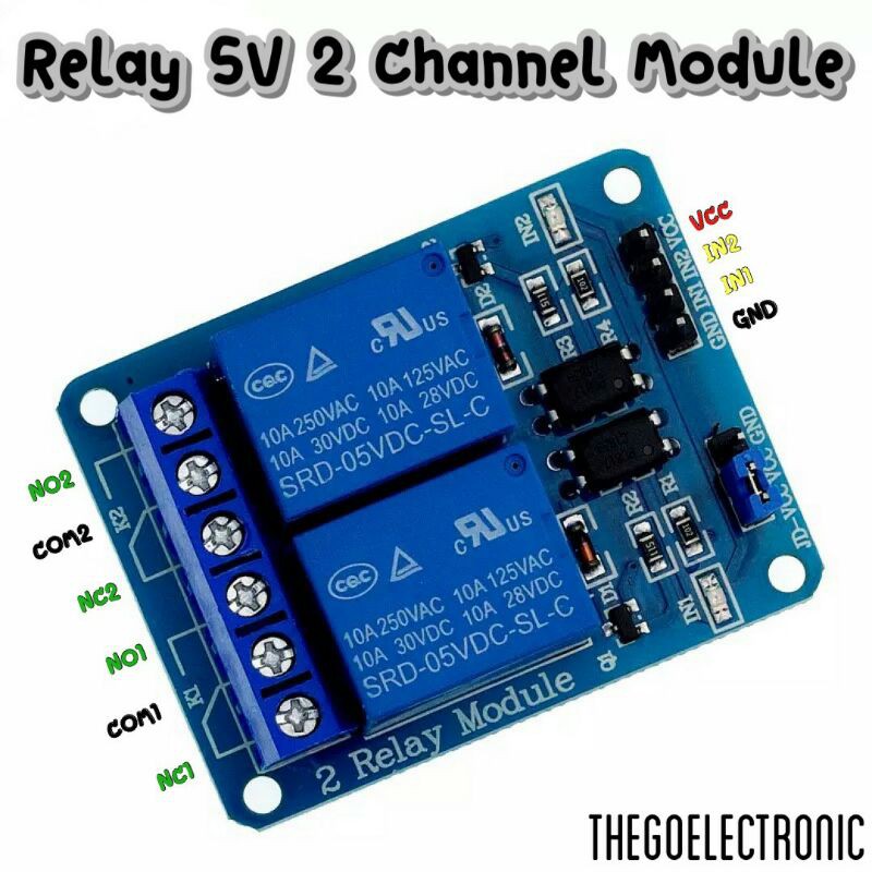 Relay 5V 2 Channel Module | Shopee Thailand