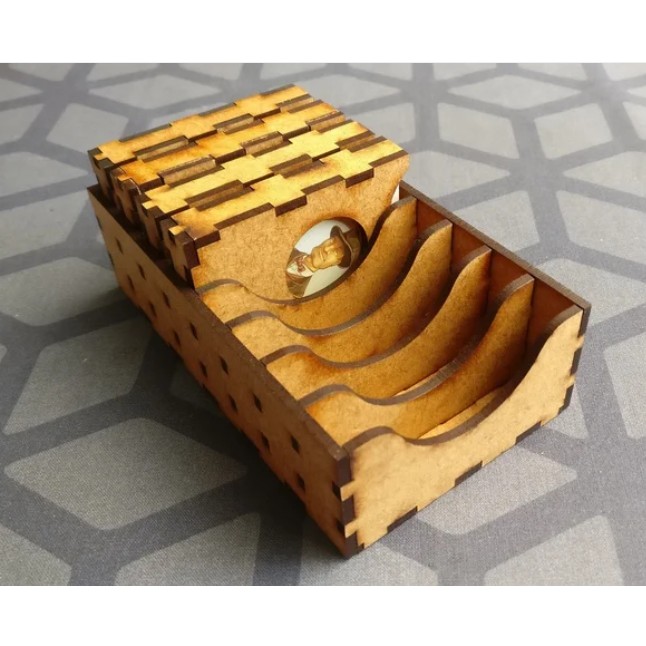 [Laser Cut] Camel Up Board Game: Wooden Player Organizer - ชุดกล่องไม้ ...