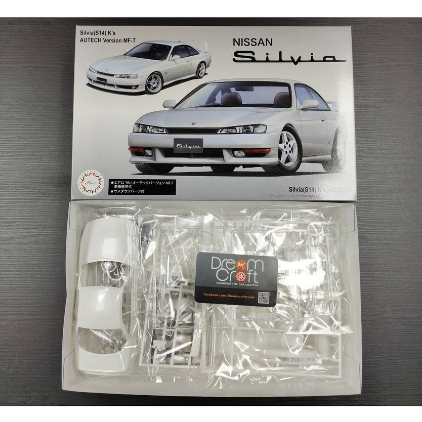 FUJIMI 1/24 Nissan S14 Sylvia K Type Aero '96 / Autech (โมเดลรถยนต์ ...