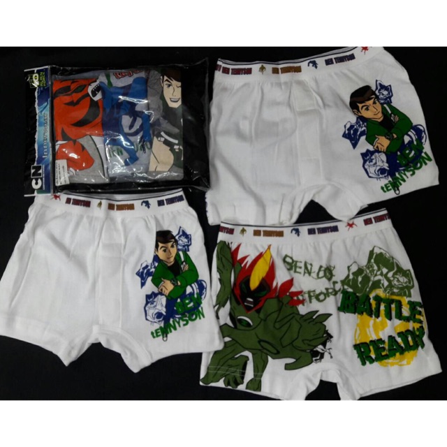 กางเกงในเด็ก บ๊อกเซอร์ boxer ลิขสิทธิ์แท้ benten เบนเทน | Shopee Thailand
