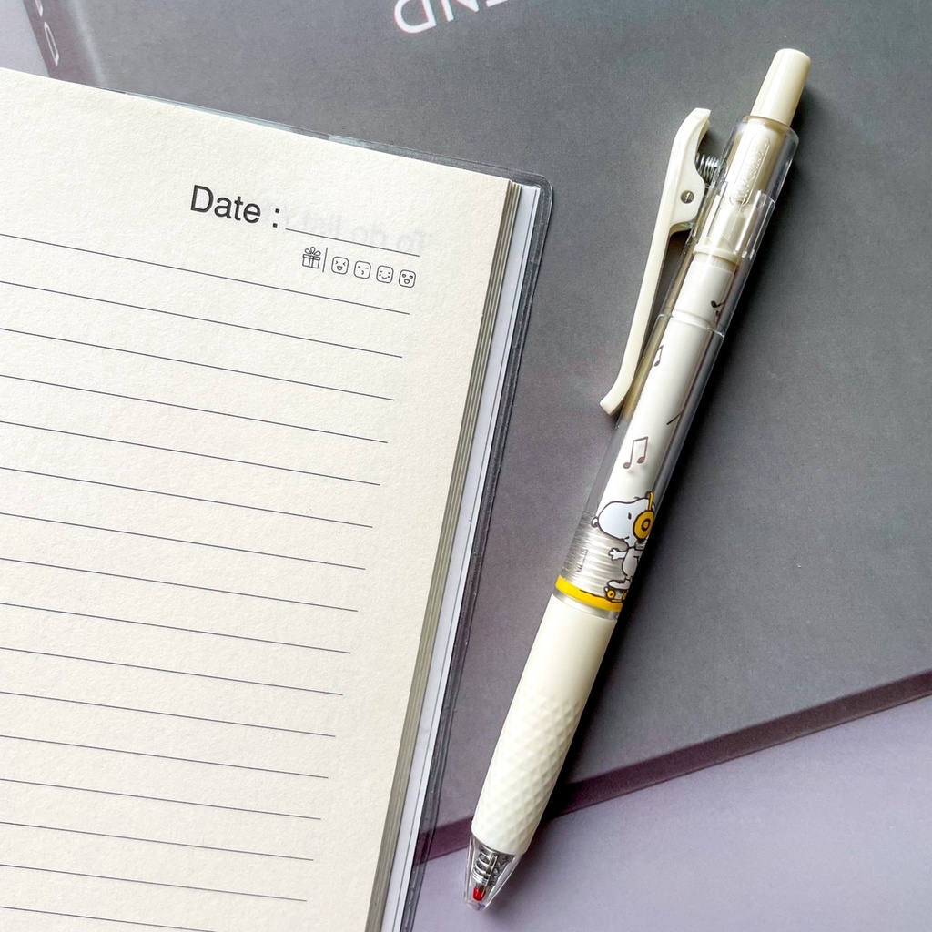 M&G ปากกาเจลแบบกด ลาย สนูปปี้ (Snoopy) 0.5 mm รุ่น J9006 รุ่นหมึกแห้ง ...