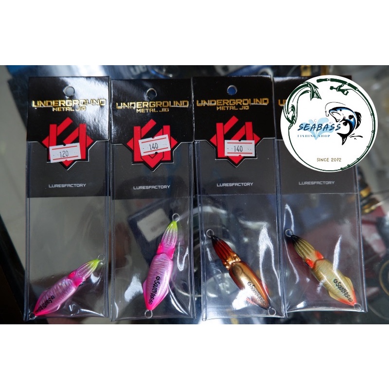 เหยื่อจิ๊ก LURES FACTORY UNDERGROUND รุ่น Squidy Doo (เลือกสีในแชท ...