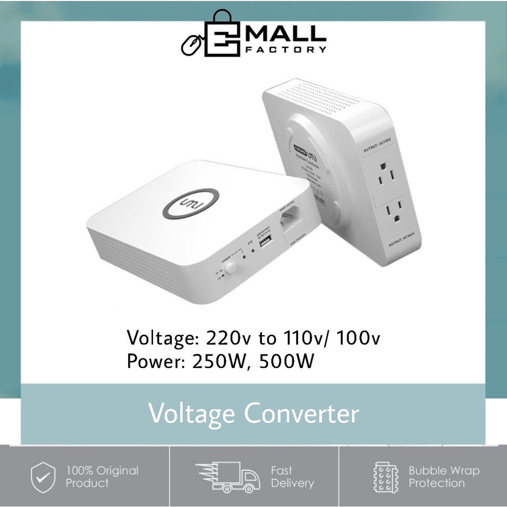 250w / 500W UMI Step-Down Transformer VC-250W/500W 220v ถึง 110v/100v ...