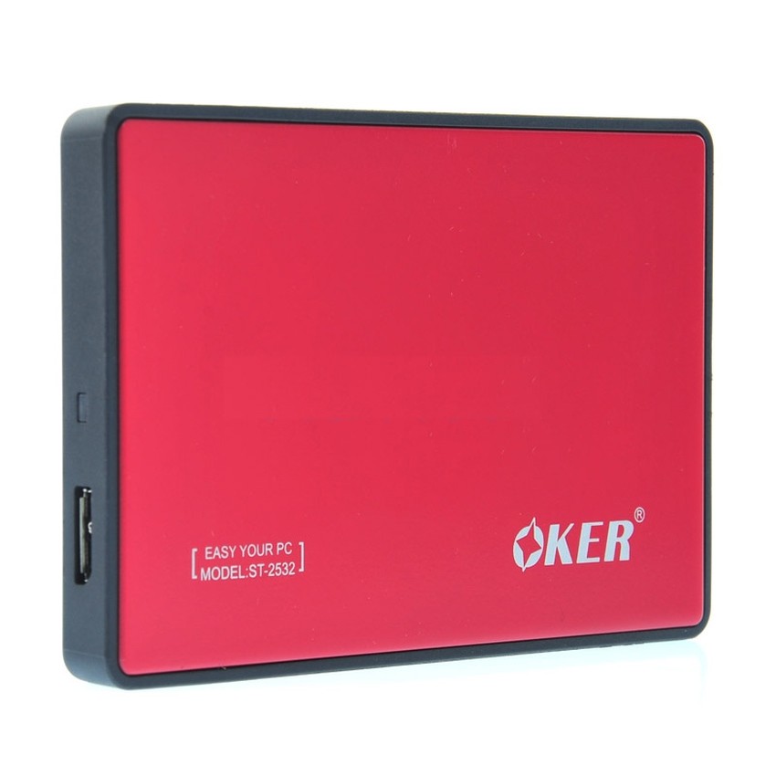 OKER Enclosure 2.5'' SATA รุ่น 2532,USB3 (Red) | Shopee Thailand