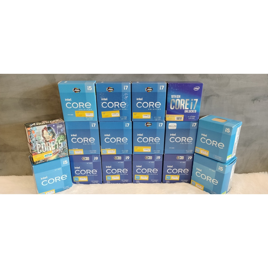 ซีพียู CPU I3-10100-10105 // I5-10400F - 11600K // I7-10700 - I7-11700K ...