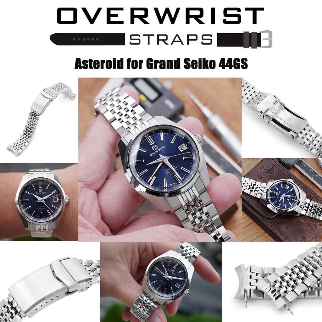 สายนาฬิกา Strapcode รุ่น 19mm Asteroid Watch Band for Grand Seiko 44GS ...