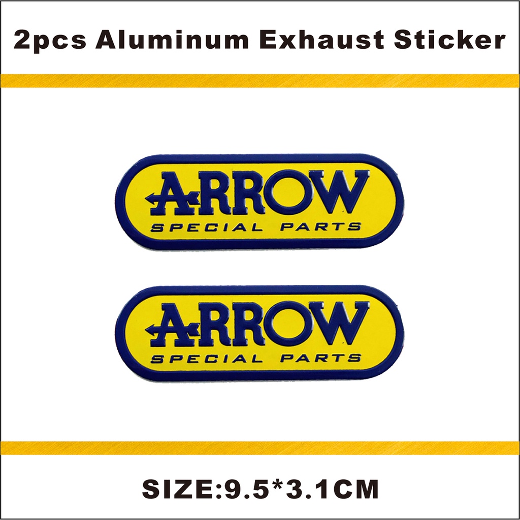 Yoshimura Muffler Decal ทนความร้อน 3D อลูมิเนียม Akrapovic Emblem ...