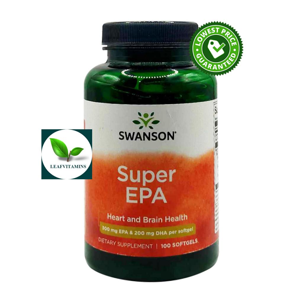 Swanson EFAs Super EPA Omega-3 fish oil / 100 Softgels | Shopee Thailand