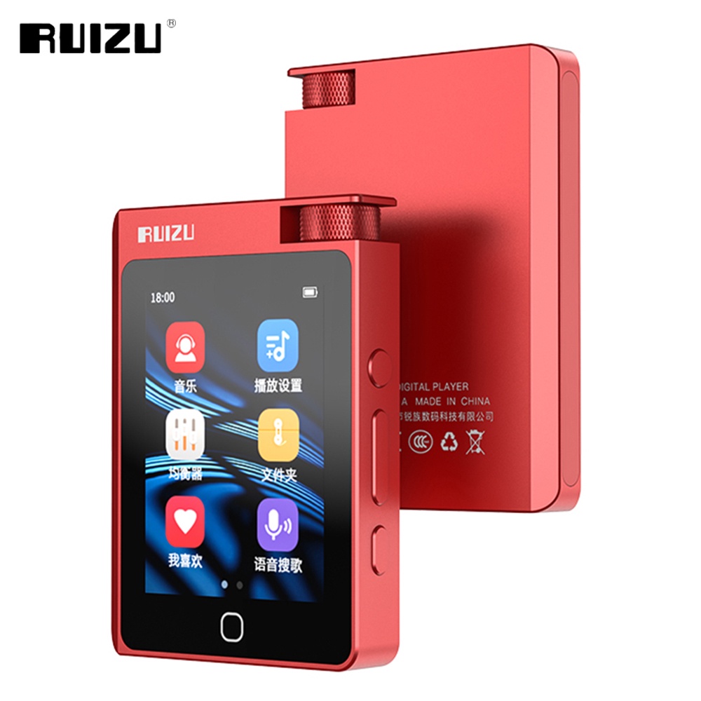 Ruizu A55 16G เครื่องเล่นเพลง HiFi พร้อมบลูทูธ 5.0 MP3 หน้าจอสัมผัส แบบ ...
