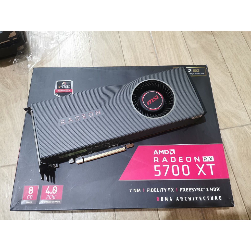 การ์ดจอ MSI Radeon RX 5700 XT 8G Ref สภาพสวยๆ | Shopee Thailand