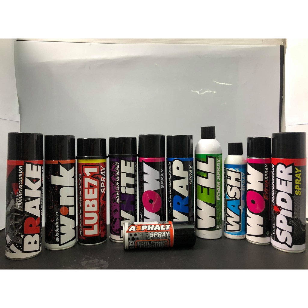 สเปรย์อเนกประสงค์ ยี่ห้อ Lube 71 มีหลายแบบ สำหรับรถมอไซค์ทุกรุ่น ...