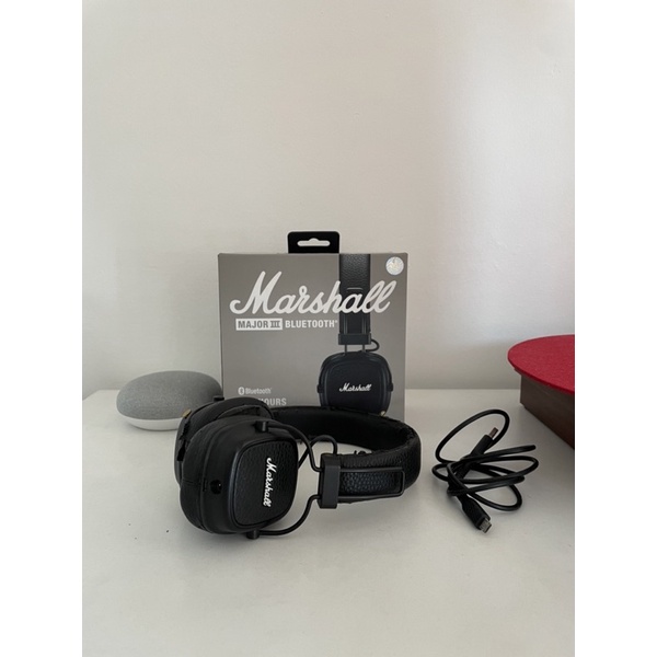 ปล่อยต่อ หูฟัง Marshall III Major Bluetooth แท้ อุปกรณ์ครบ | Shopee ...