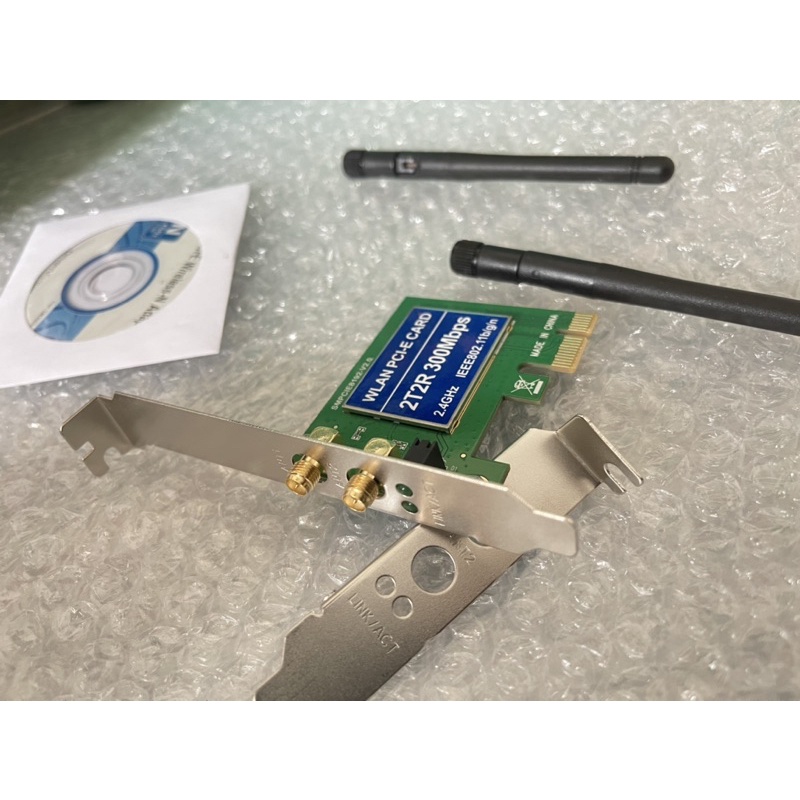 PCIe Wireless 300MbpsภายในPCIeการ์ดWiFi PCI Expressการ์ดเครือข่ายสำหรับ ...