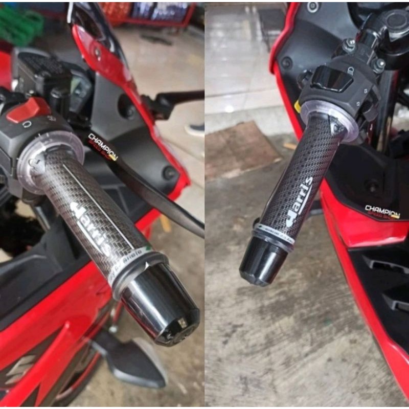 Original GAS HAND GRIP HARRIS อิตาลี NMAX AEROX LEXY PCX ADV NINJA R RR ...