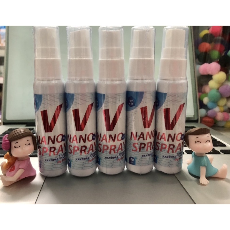 V-Nano Spray วี นาโน สเปรย์ 30 ml. สเปรย์สำหรับใส่แผลสด แผลติดเชื้อ ...