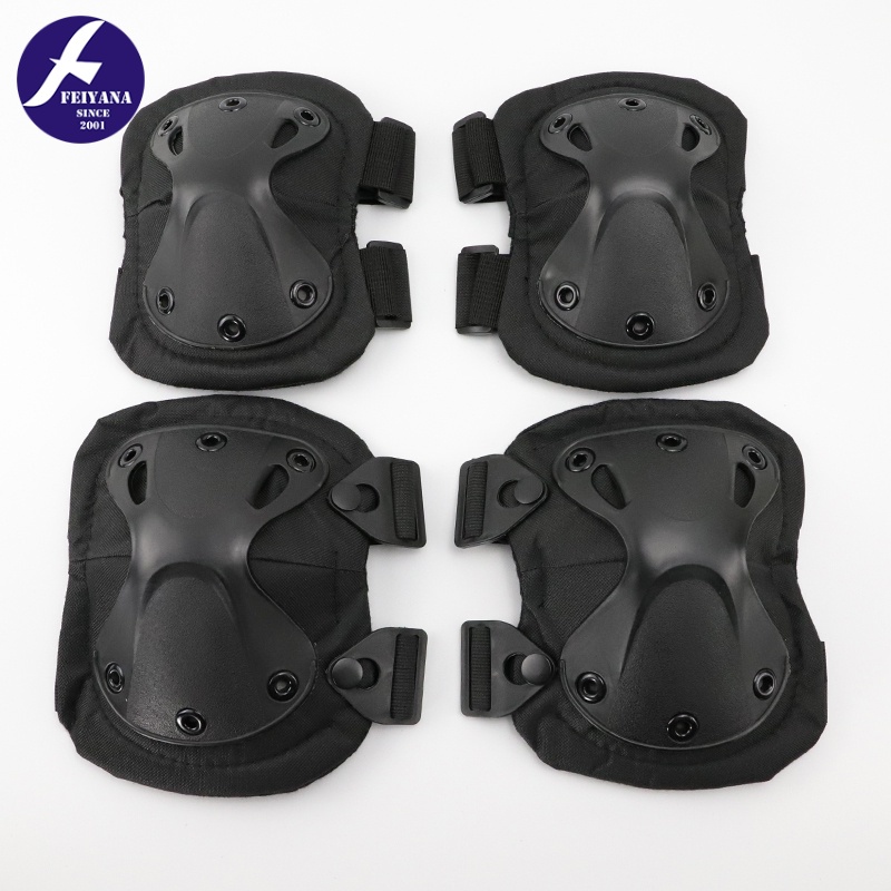 Feiyana-สนับเข่าและศอกของผู้ใหญ่ อุปกรณ์ป้องกัน CS อุปกรณ์ภาคสนาม แผ่นรองเข่าสนับเข่าสำหรับ ...