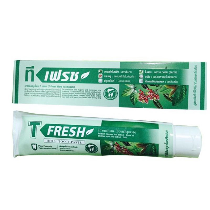 ยาสีฟันทีเฟรช PGP T-FRESH (1หลอดขนาด 200กรัม) | Shopee Thailand