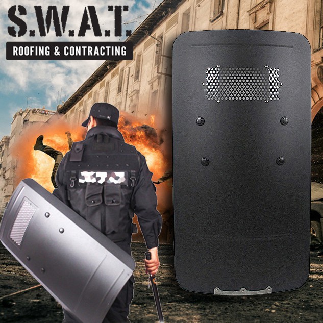 SWAT SHIELD โล่เหล็ก โล่โลหะ โล่ตำรวจ Police ทหาร Soldier ปราบจลาจล ...