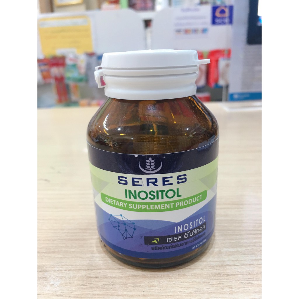 Seres inositol อาหารเสริมบำรุงสมองและร่างกาย ช่วยนอนหลับสบาย 30เม็ด | Shopee Thailand