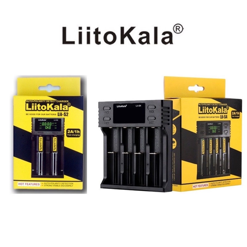 เครื่องชาร์จถ่าน Liitokala Lii-S4/Lii-S2 ชาร์จถ่านLi-ion/Ni-Mhได้ ...