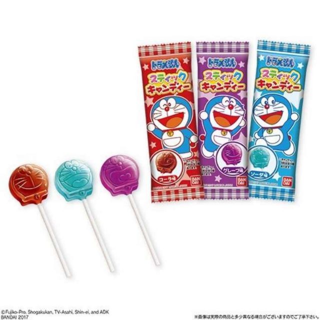 Doraemon Stick Candy โดเรม่อน อมยิ้ม จากญี่ปุ่น (มี4 รสให้เลือก) 9g. อม ...