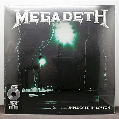 แผ่นเสียง Megadeth ชุด Unplugged In Boston Limited 1LP Silver Vinyl ...