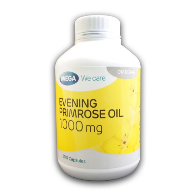 ลด 50% MEGA We care EVENING PRIMROSE OIL 1000 mg / 200 Capsules ...