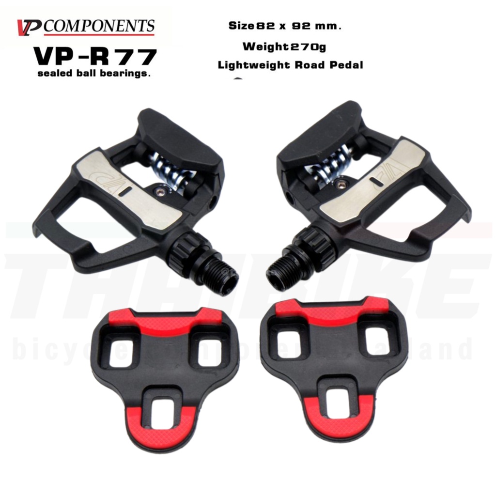 บันไดคลีตจักรยานเสือหมอบ vp-r77 ใช้กับรองเท้าเสือหมอบ | Shopee Thailand