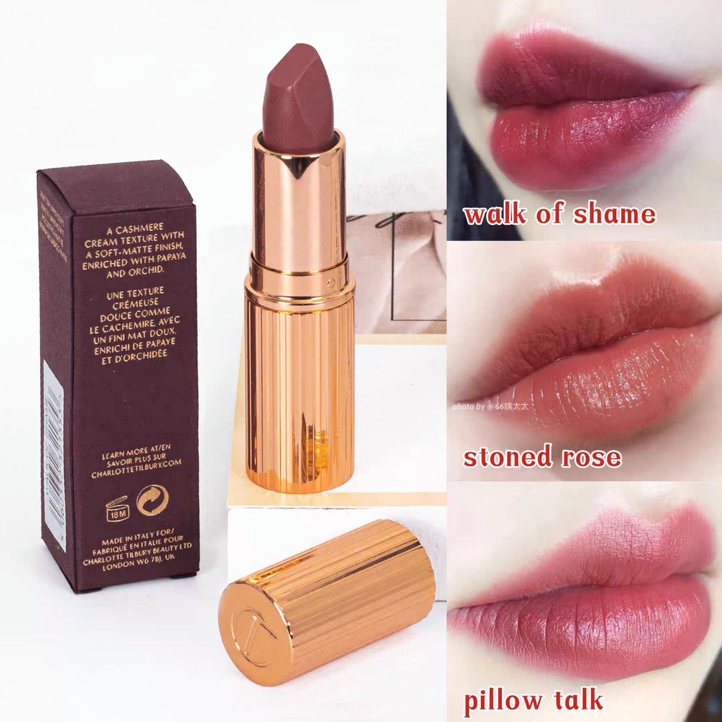 ใหม่ CT Beauty Matte Lipstick Fog Feeling Hikey Bean Paste Color Matte ...