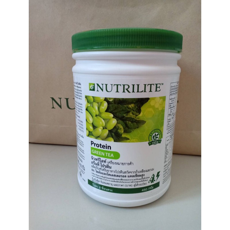 Amway Nutrilite Protein Green Tea 450g | Shopee Thailand