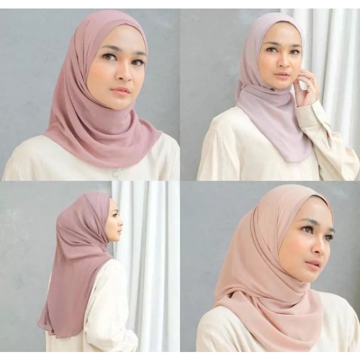 Hijab/jilbab/ทันที PASHMINA WRAP OVAL JERSEY/OVAL BASATIN/OVAL JERSEY ...