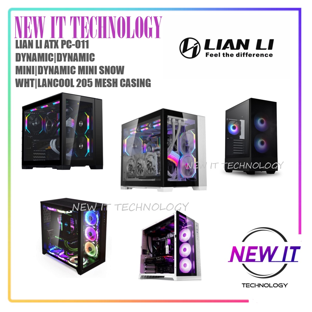 LIAN LI ATX PC-O11 DYNAMIC EVO XL|DYNAMIC MINI V2 ไหล|ตาข่าย LANCOOL II ...