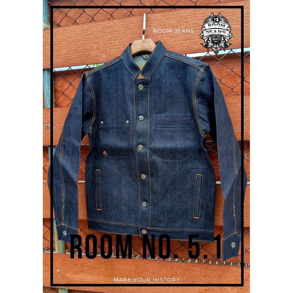 Room Jeans - เสื้อแจ็คเก็ตยีนส์ ผู้ชาย รุ่น JACKET Room No. 5 | Shopee ...