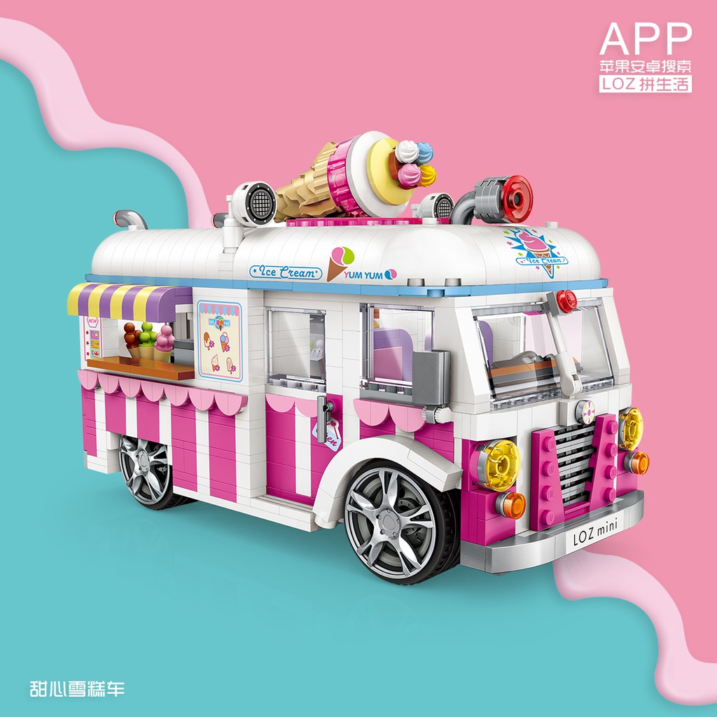 เลโก้ Car Model Ice cream car (รหัสสินค้า 1112) | Shopee Thailand