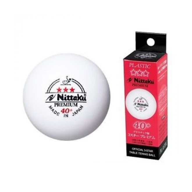 ลูกปิงปอง NITTAKU PREMIUM 40+ 3 ดาว ITTF APPROVE | Shopee Thailand