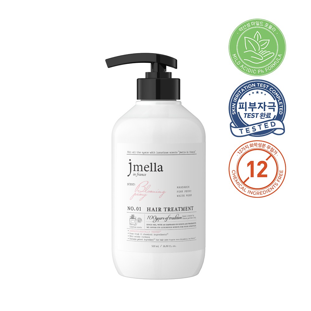 JMELLA IN FRANCE BLOOMING PEONY HAIR (SHAMPOO/TREATMENT ) NO1 500ML ...